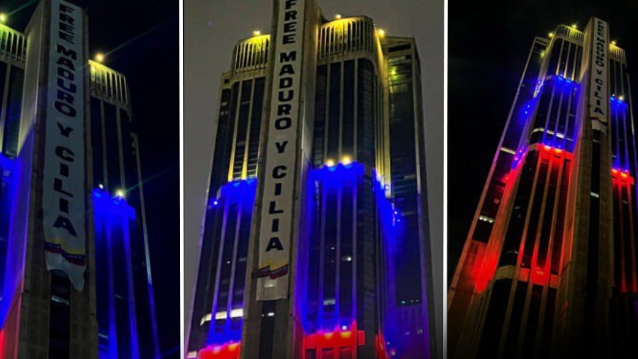 Despliegan pancartas en Caracas para exigir la liberación de Nicolás ...