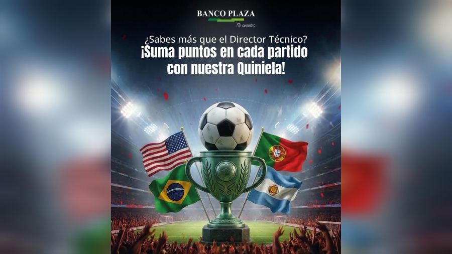 Banco Plaza marca un golazo: lanza la única quiniela digital integrada ...