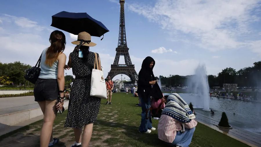 La máxima alerta por calor en Francia se amplía y afectará este martes ...